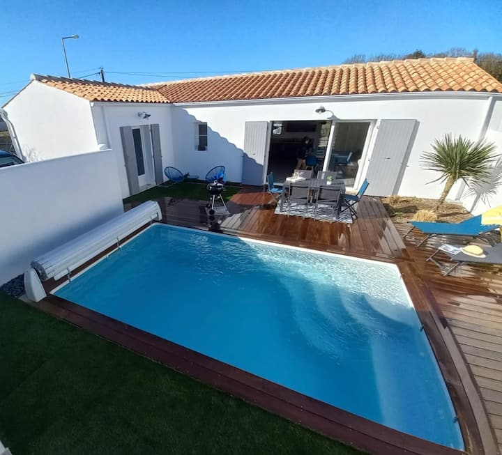 Jolie Villa Neuve, Classée 3 éToiles, Avec Piscine - Île d'Oléron