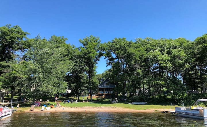 2 Lakefront Cabins With Beach 6 Bed/2 Baths - Potato Lake, WI