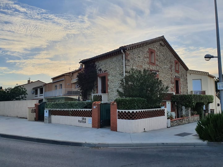 Mas Paritous: Maison Climatisée/wifi/6 +4 - Collioure