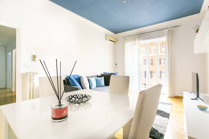 Blue Window In The Center Of Rome - Rome