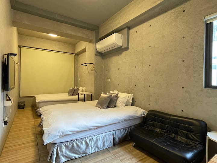 清水模2單人床房型（不含早餐） - 水里鄉