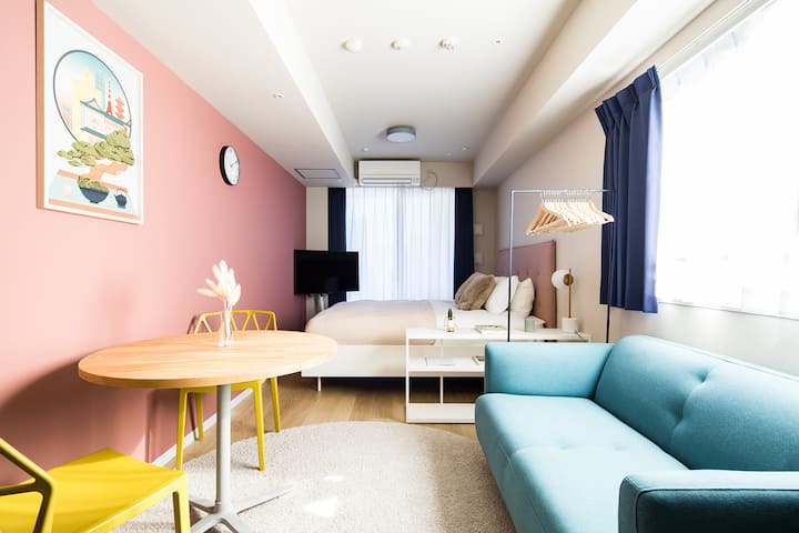 Central Ginza Modern Studio 26sqm + Washer-dryer - Roppongi