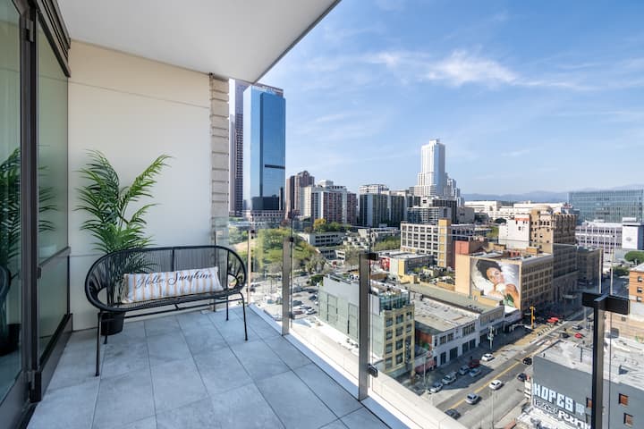 Dtla Haven Retreat I Private Balcony I Skyview - Los Angeles, CA