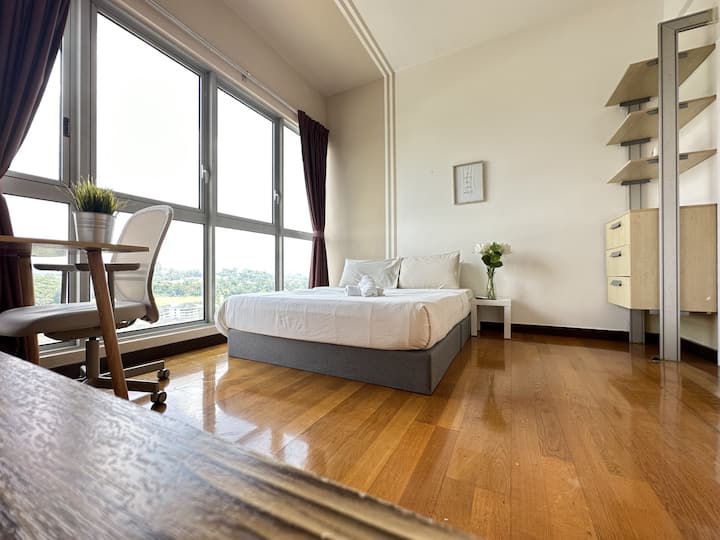 A21-2-spacious Private Room Sharing Apt 宽敞的私人卧室 - Kuala Lumpur