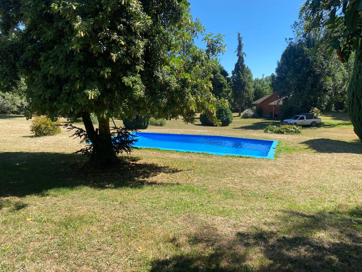Agradable cabaña con piscina sector Los Riscos - Cabañas en alquiler en ...