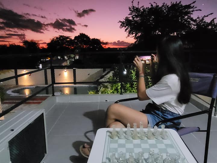 1 Hab. C/cocina, Terraza, Escritorio, Piscina - Paraguay