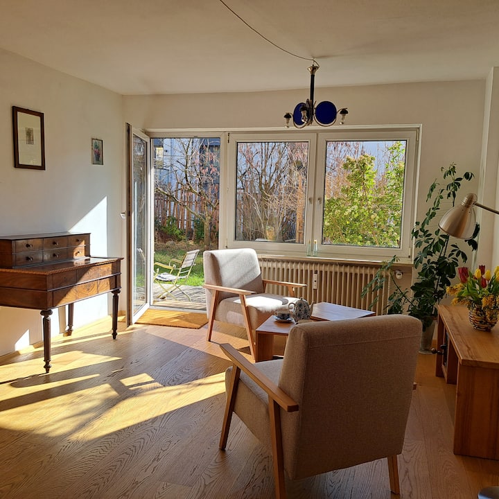 Ruhige Stadt-wohnung Mit Garten - Munich (Monacor di Baviera)