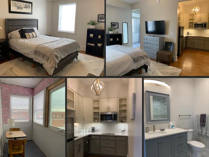 Cozy Downtown Suite + Coworking (3s) - Frederick, MD