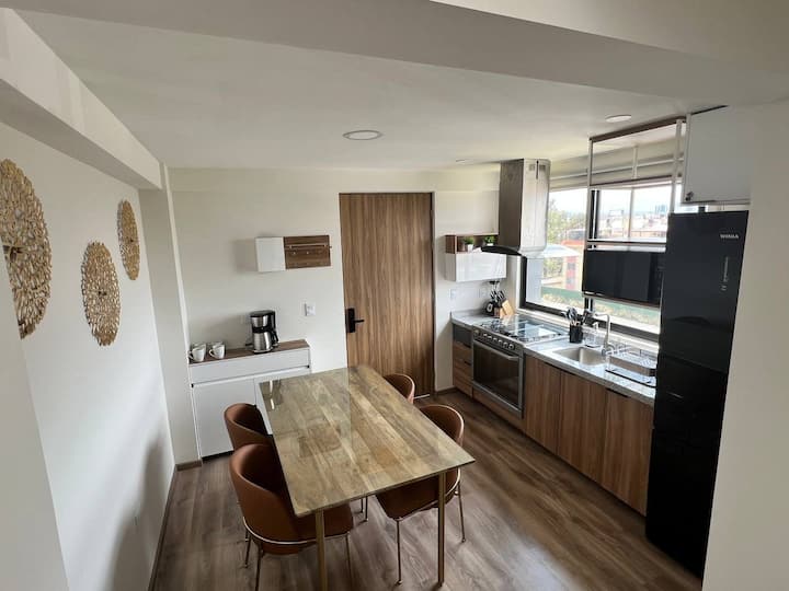 Moderno Penthouse Totalmente Equipado - Puebla