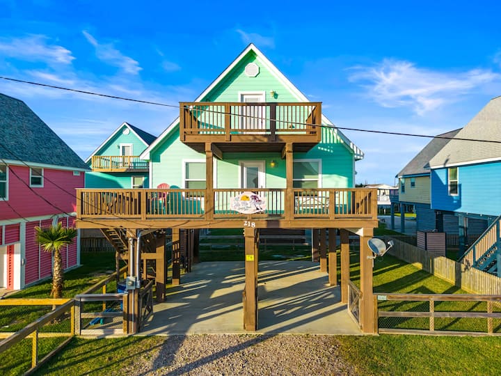 Walk To Beach | Sunset Bay Views | Pet Friendly - Surfside Beach, TX