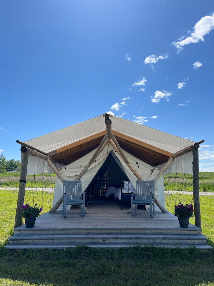 Heritage Ranch 'Big Sky' Glamping Tent (11) - Gallatin Gateway, MT