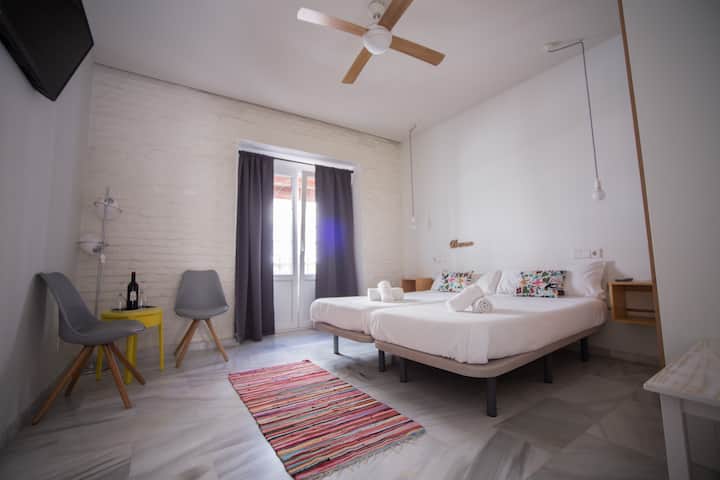 Habitación Doble Con Balcón - Dos Camas - Séville