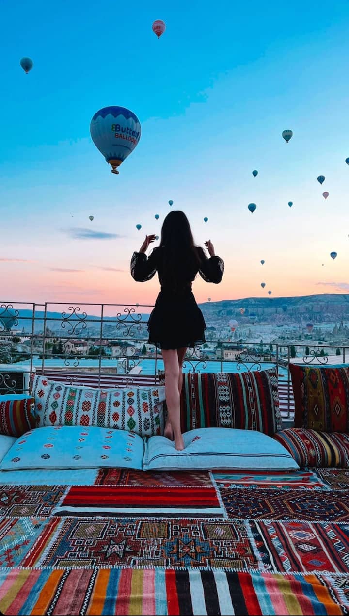 Triple Room & Breakfast Inc. Largest Rooftop - Cappadocia