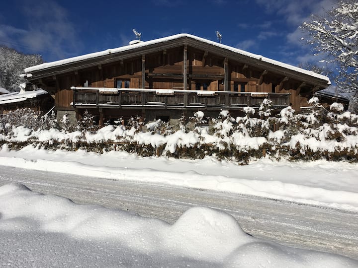 Châlet 220m2  , Vue Sur Village - Megève