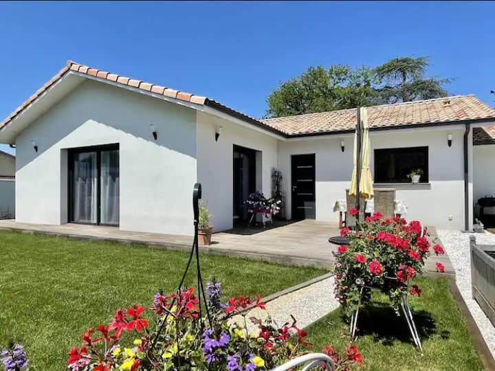 Maison Avec Piscine 6 Personnes Classée 4 éToiles - Mimizan