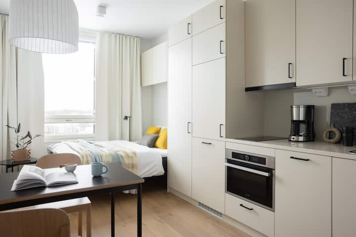 Charming Compact Studio With A View - Helsinki