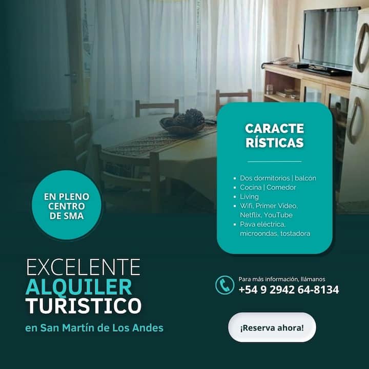 Alquiler Turístico Pleno Centro De San Martin - San Martin de los Andes