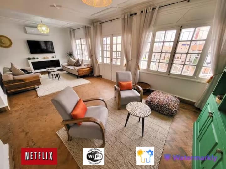 Penthouse Unique + Grande Terrasse En Centre-ville - Marrakesh