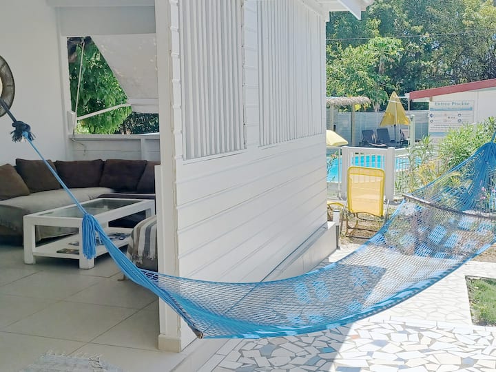 Charme Et Espace Vue Piscine - Marie-Galante