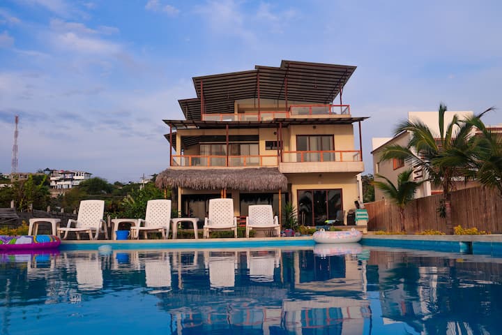 Casa Vida Beachfront Home In Manglaralto - Ecuador
