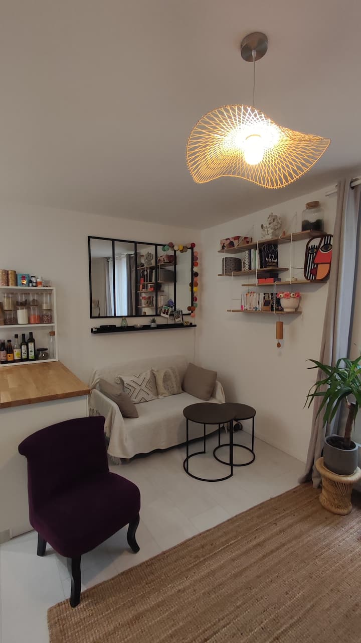 Studio Cosy Quartier Plaisance - Paris -New ! 3pax - Paris 15e Arrondissement