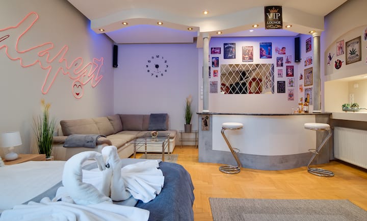 Jewish Quarter 3 Rooms+bar Counter/free Parking - Budapest