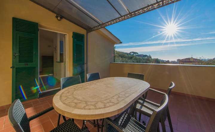 Apartment In Villa, With Swimming Pool - Finale Ligure