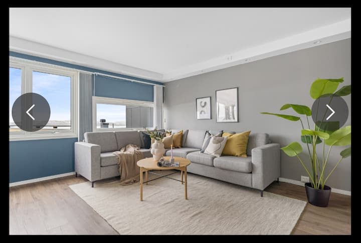 Flott Leilighet Med Utsikt Over Tromsøysundet