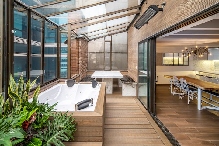 4 Bedroom Penthouse With Jacuzzi/sauna/terrace - Bogota