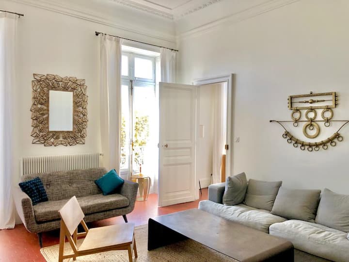 Magnifique Appartement Hausmannien 8 Personnes - Valras-Plage