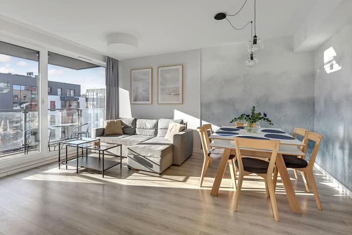 Keep Calm & Relax- Two Bedroom Modern Apartment - Gdańsk