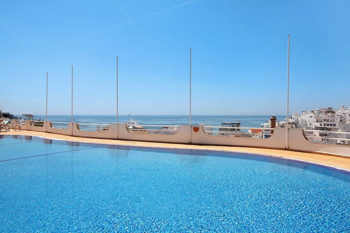 Paradis Bleu : Vue Mer, Piscine, Ville, Plage - Albufeira