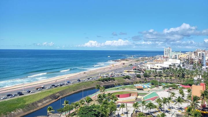Acorde Com O Sol E O Mar. Lindo Studio Costa Azul - Salvador