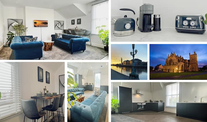 Stylish Central 2 Br Flat Near Ramm Museum - Exeter