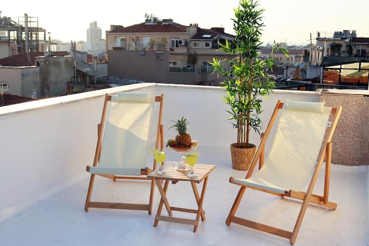 Cozy Flat At Taksim W/terrace - Karaköy