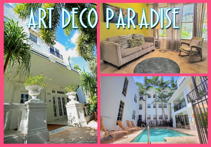 Discounted! South Of 5th Art Deco Paradise W/ Pool - South Beach, FL