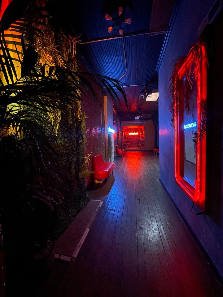 Private Speakeasy Loft | Play & Stay Downtown Atl - Atlanta, GA