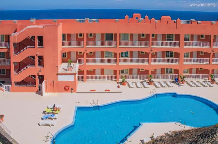 Appartement Spacieux Devant La Mer Avec Piscine - Morro Jable