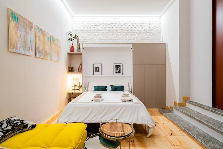 Spacious Design Loft In La Latina. A/c - Madrid