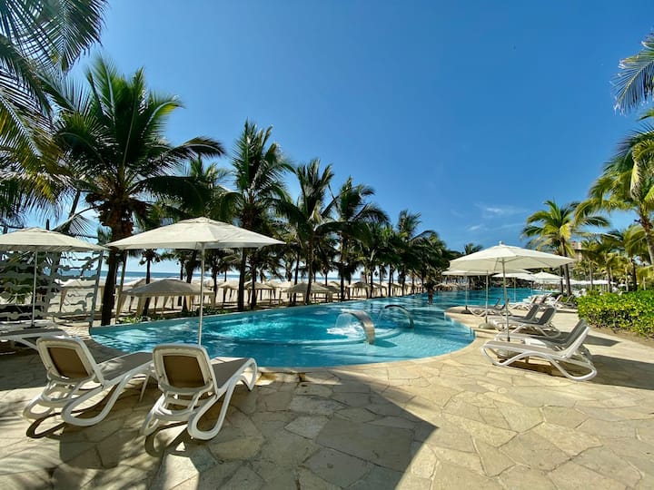 Hermoso Depto Con Playa Privada En La Aca Diamant - Acapulco