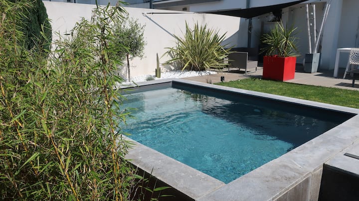 Jolie Maison Avec Piscine, 3ch - Aigues-Mortes
