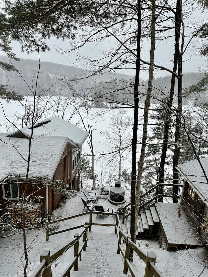 Chalet Le Perché | Bord De Lac,  Spa Et Nature - Rawdon