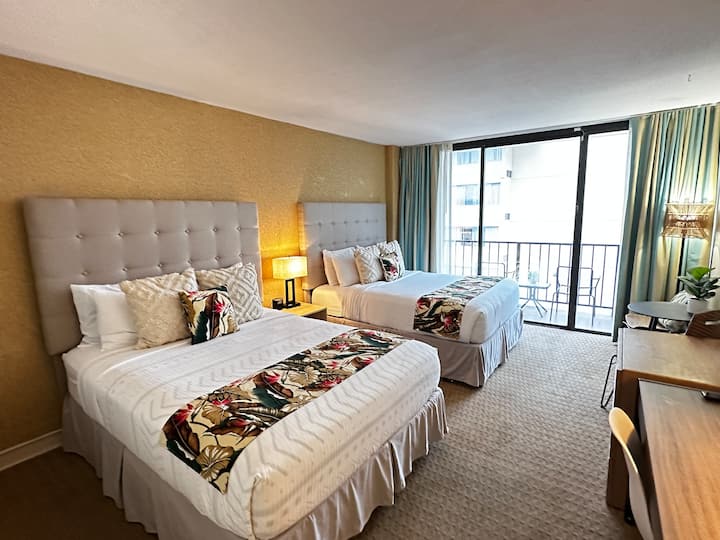 Plm 901 2 Comfy Queen Beds At The Palms - Honolulu