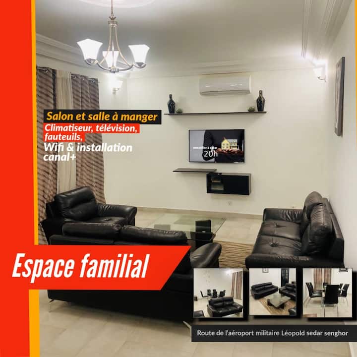 Appartement Meublé à Ngor Virage,  Dakar - Dakar