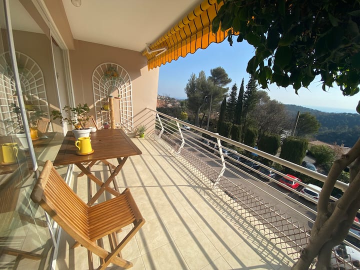 T3 Avec Superbe Vue Mer - Vence