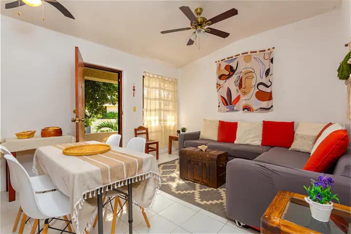 Tranquility In Midst Nature! Cozy 2 Br Apt W/ Pool - Puerto Aventuras