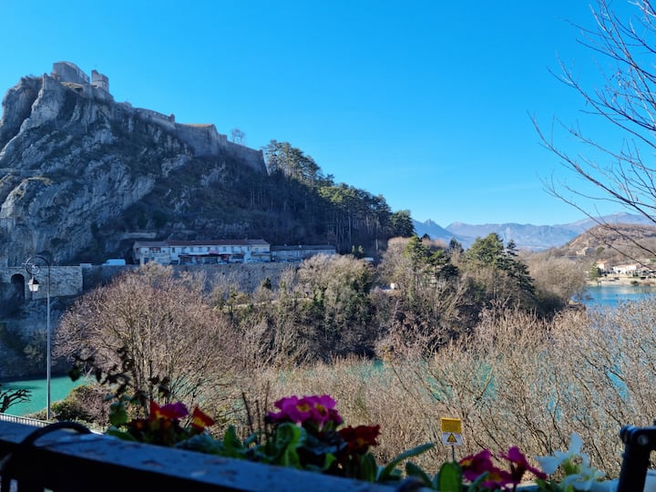 Vue Unique Durance Et Citadelle - Sisteron
