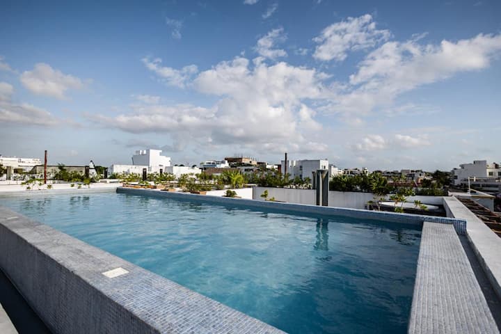 Hermoso Departamento Con Balcon - Playa del Carmen