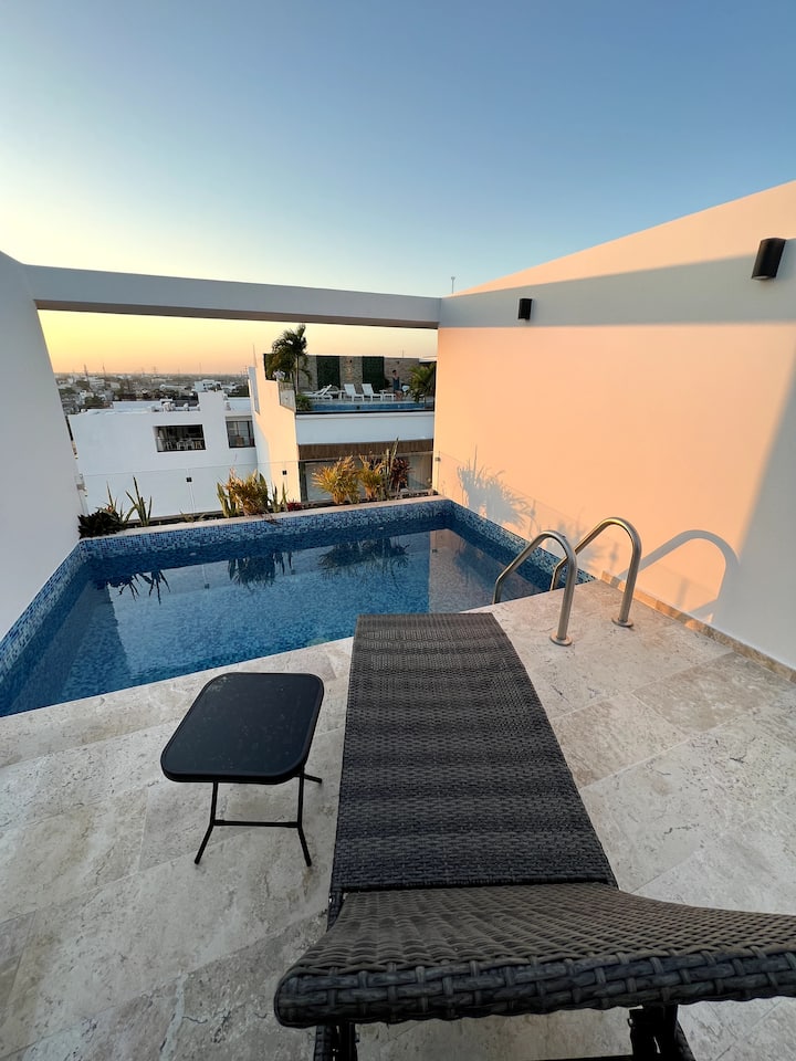 Penthouse Midtown 2 Menesse - Playa del Carmen