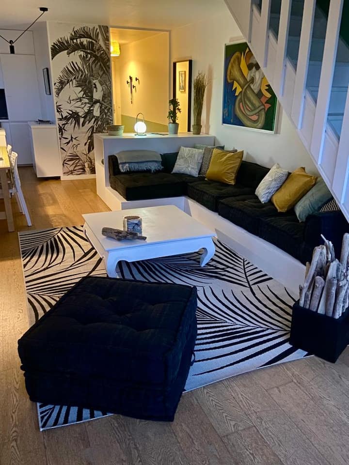Duplex Haut Standing- Pleine Vue Mer Devant Plage - Saint-Jean-de-Luz